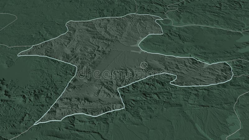 Malatya, Turkey - Outlined. Administrative Stock Illustration ...