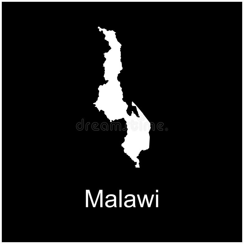 Malawi country map icon stock illustration. Illustration of isolated ...