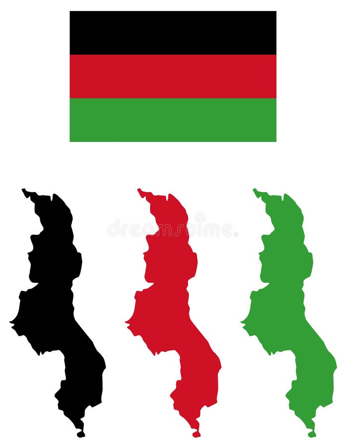 Malawi Flag Map Stock Illustrations 1 101 Malawi Flag Map Stock