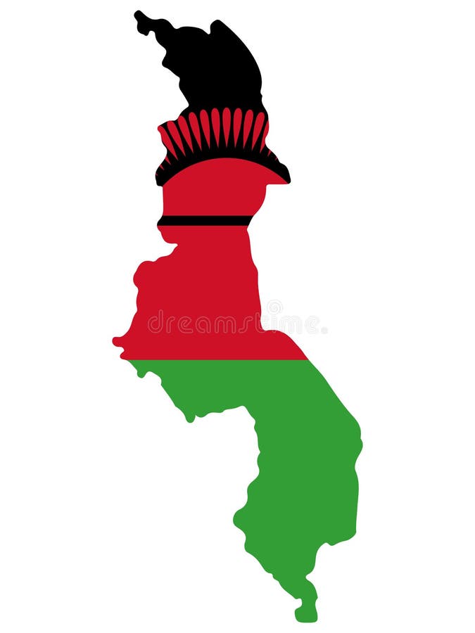 Flag Malawi Africa Illustration Vector Eps Stock Vector Illustration