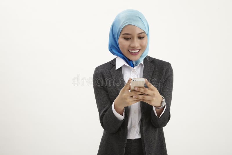 Malay Business Woman Talking Stock Image - Image of conversation, girl ...
