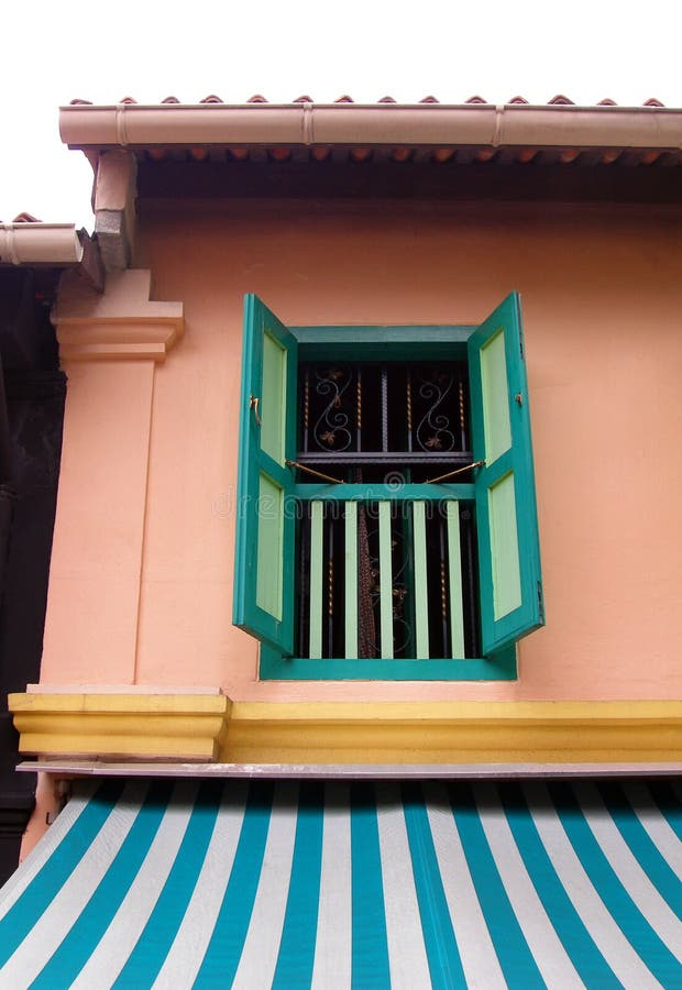 Malay village house window stock image. Image of exterior - 5861643