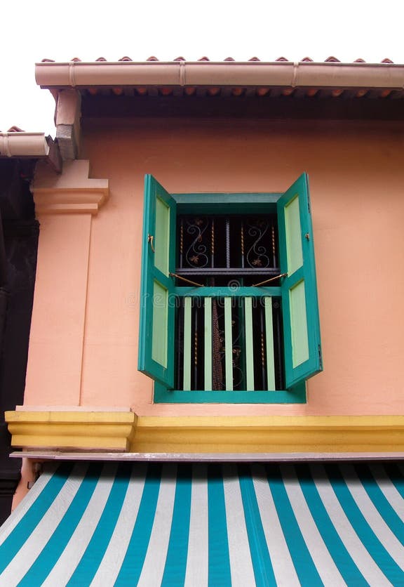 Malay village house window stock image. Image of exterior - 5861643