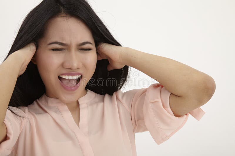 Shouting stock image. Image of frustration, shouting - 105794291
