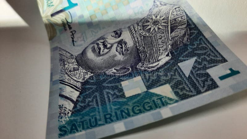 Malaysia Banknote One Ringgit. Malaysian Currency One Ringgit Isolated ...