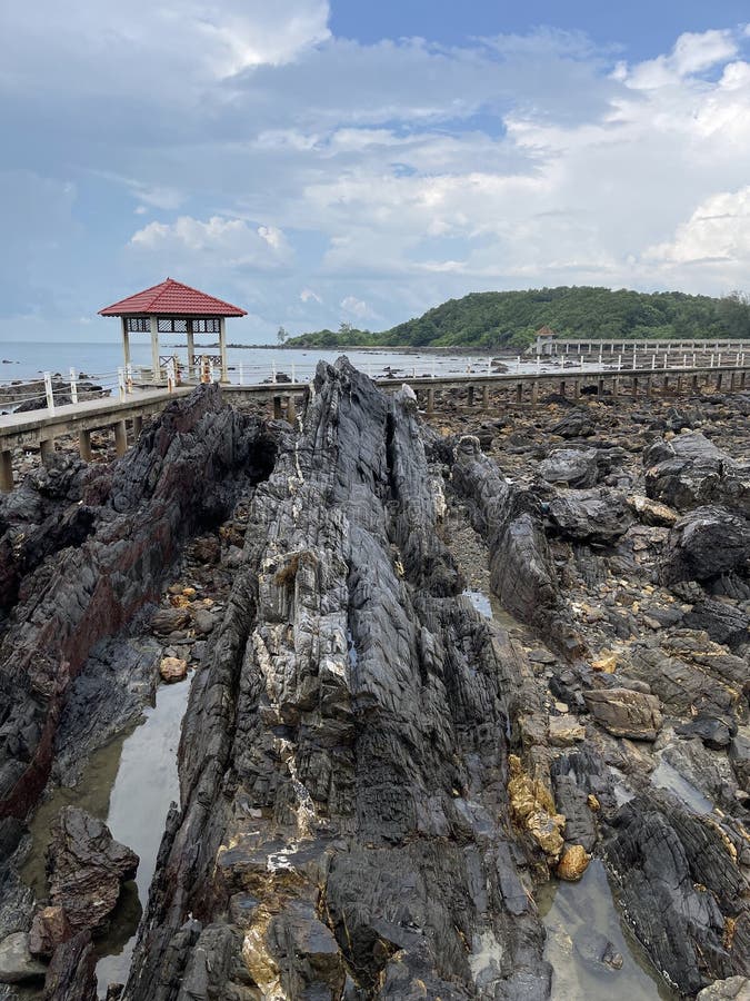 Tanjung Balau Beach stock image. Image of balau, malaysia - 282329205