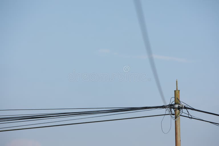 Malaysia Electric Pole and Cable Stock Image - Image of pole ...