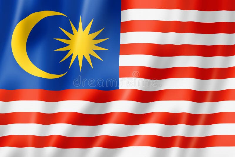 Malaysian flag text font stock illustration. Illustration of inside ...