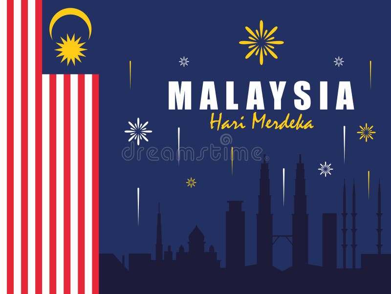 Happy Merdeka Malaysia Stock Illustrations – 557 Happy Merdeka Malaysia ...