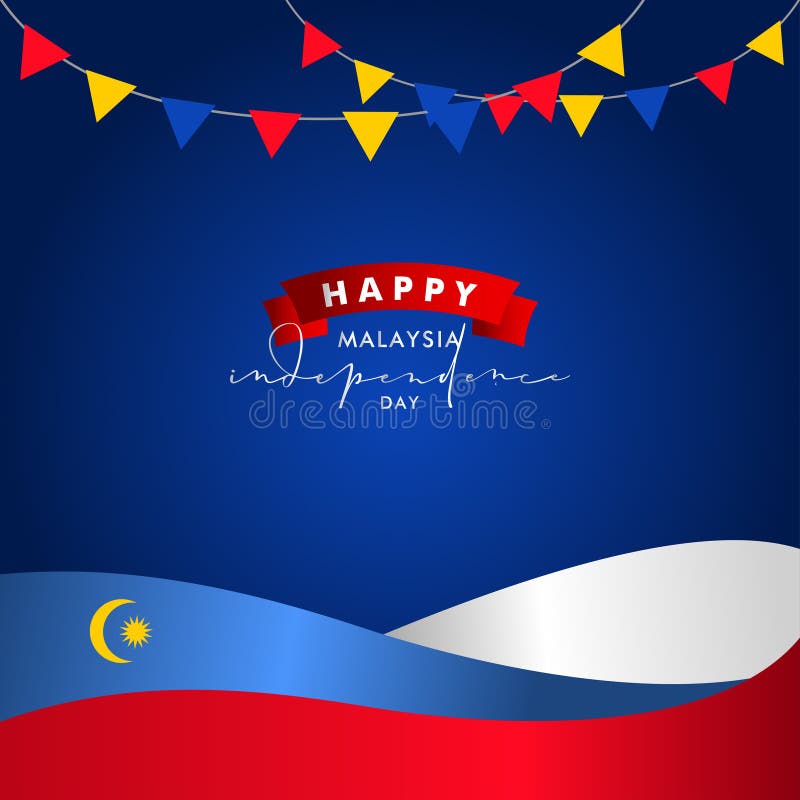 Malaysia Independence Day Vector Design Illustration for Celebrate ...