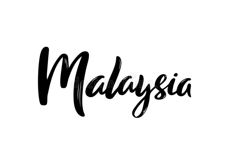 Malaysia Lettering Stock Illustrations – 509 Malaysia Lettering Stock ...