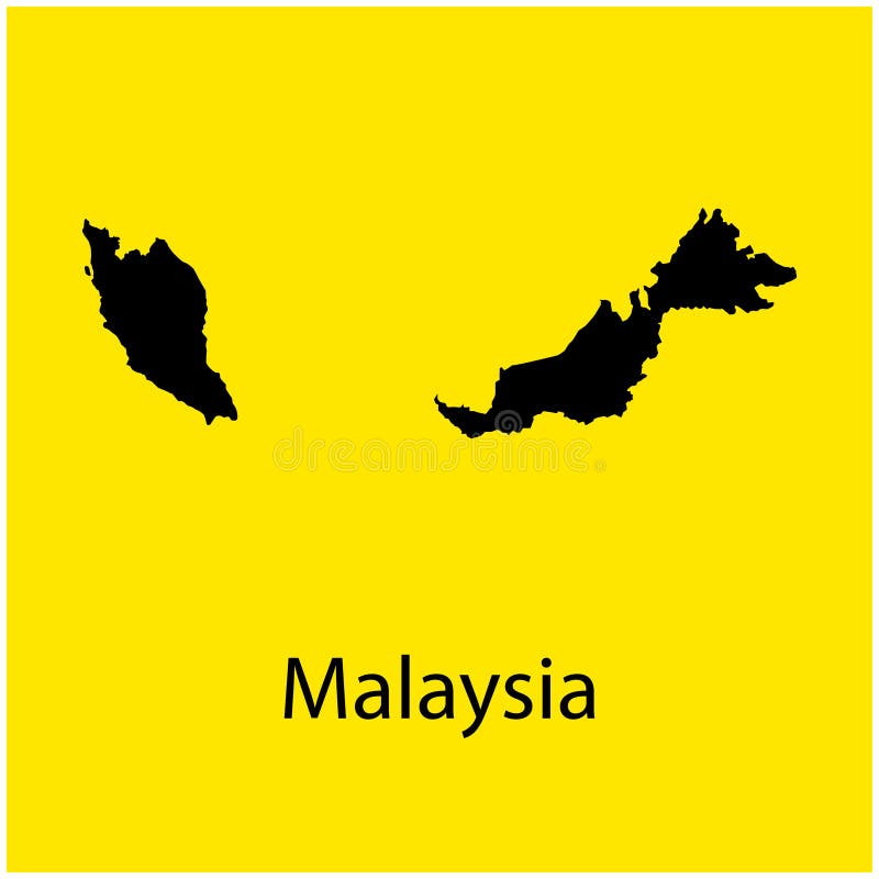 Malaysia map icon stock illustration. Illustration of malaysia - 348034900