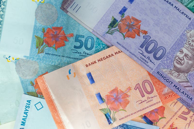 Malaysian money / ringgit stock photo. Image of finance - 132878610