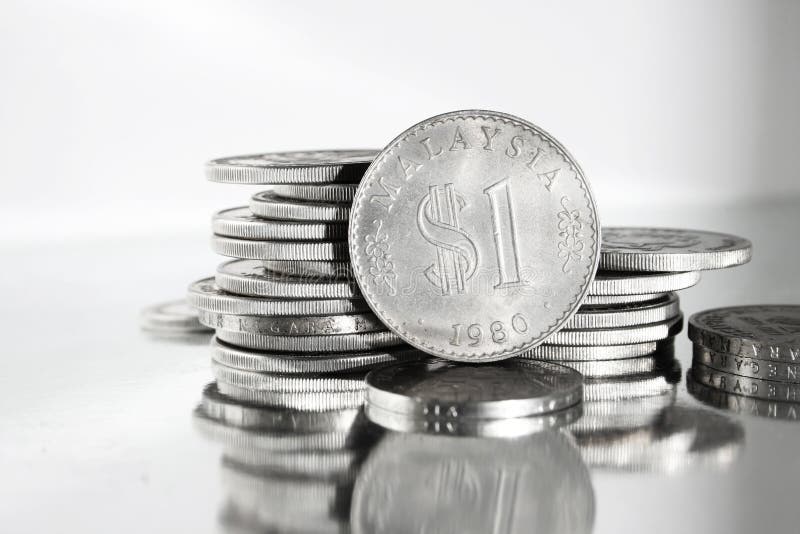 Malaysia One Ringgit stock photo. Image of currency, rate - 13731908