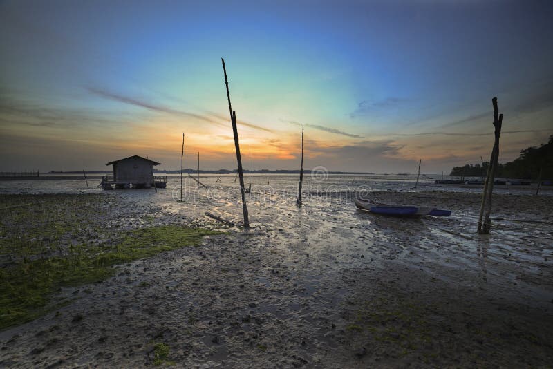 Malaysia Pasir Gogok stock image. Image of blue, hour - 66227965