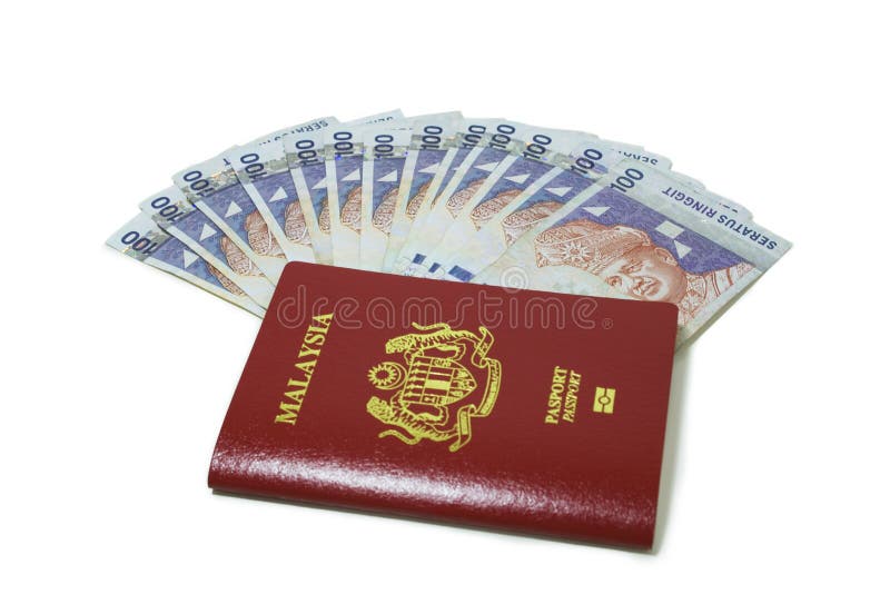 Malaysia Passport and Notes Stock Image - Image of passport, notes ...