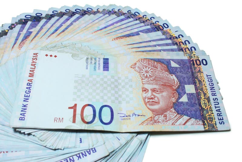 Malaysia RM100 Notes stock image. Image of ringgit, money - 16049159