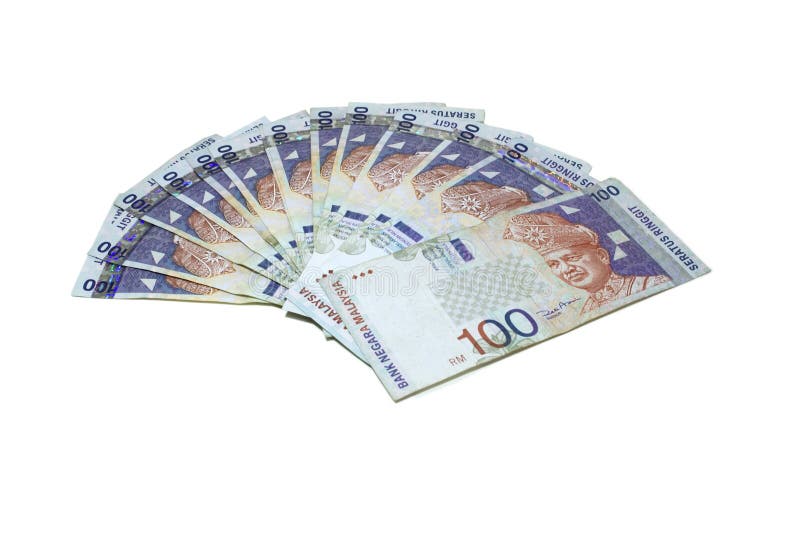 Malaysia RM100 Notes stock image. Image of cash, currency - 16068607