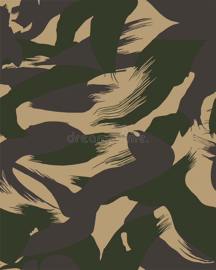 Camouflage Pattern Soldier Uniform Hide Stock Vector - Illustration of ...