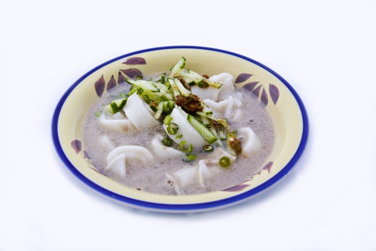 Malaysian Laksam stock image. Image of noodle, coconut - 24034157