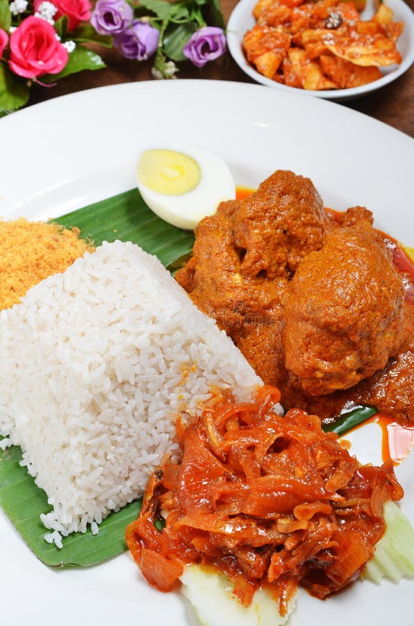 Malaysian rice dish stock image. Image of gourmet, cuisine - 58375399