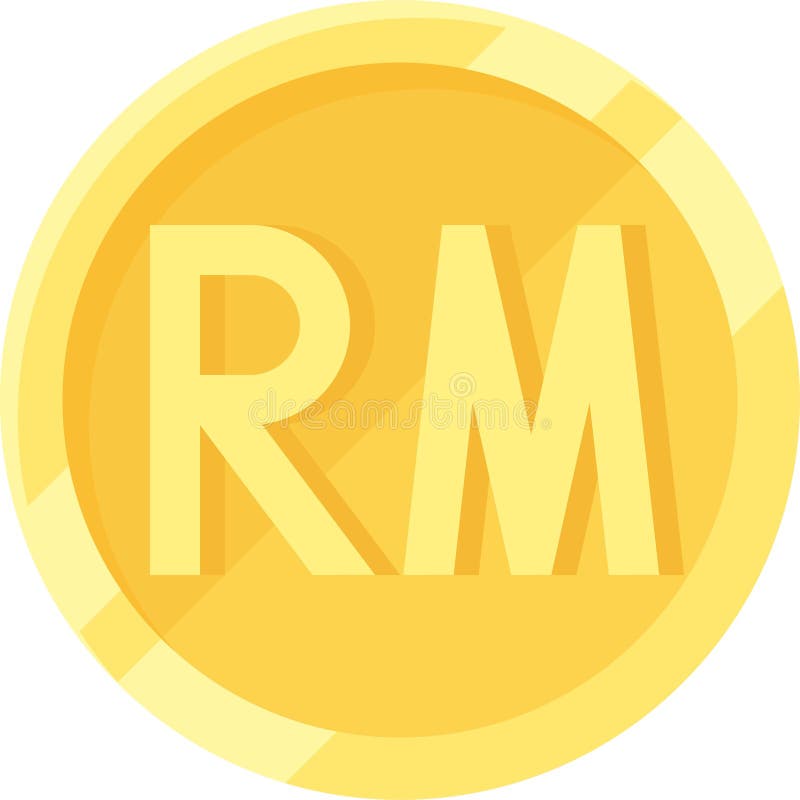 Ringgit Malaysia Filled Line Style Icon Stock Vector - Illustration of ...