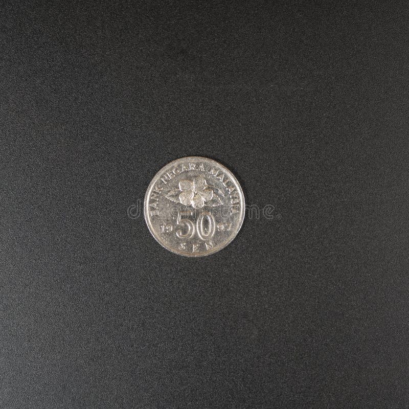 A Malaysian Ringgit coin stock image. Image of metal - 139726869