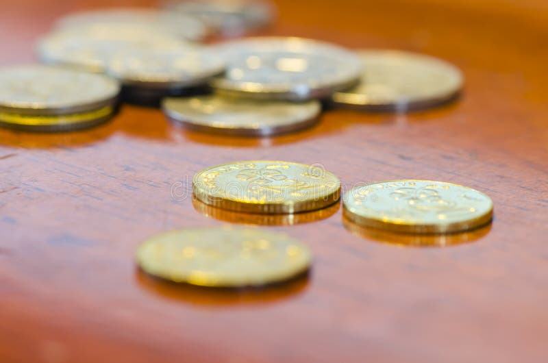 Malaysian ringgit coins stock photo. Image of financial - 76827516