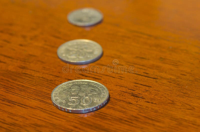 Malaysian ringgit coins stock image. Image of economic - 76827563