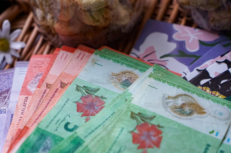 Malaysian Ringgit Money Packet Stock Photo - Image of malaysia, mubarak ...