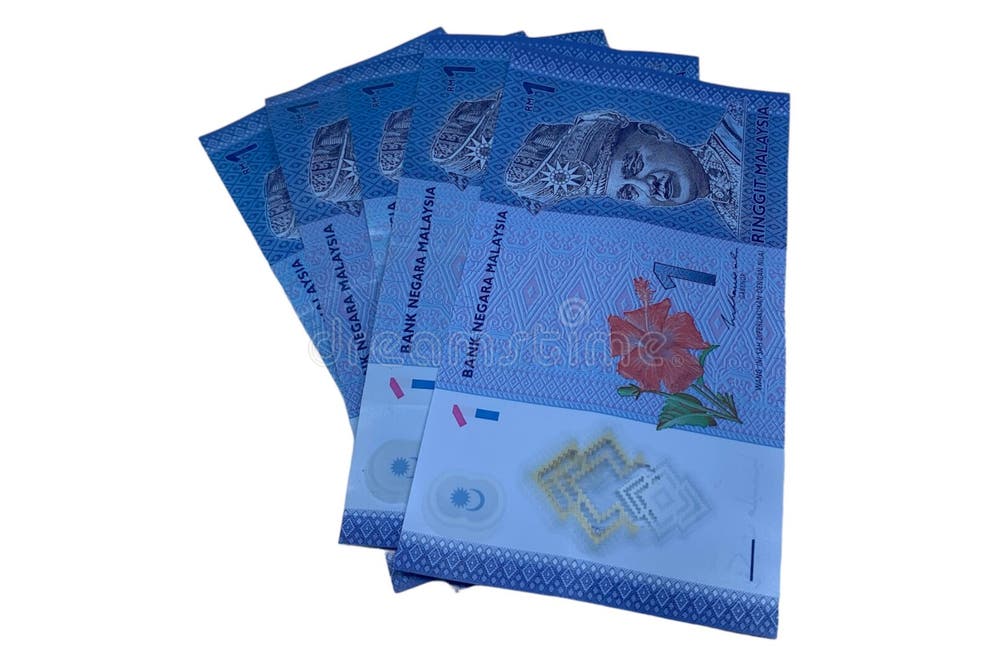 Malaysian Ringgit (MYR) Banknote RM1 Stock Image - Image of money, note ...