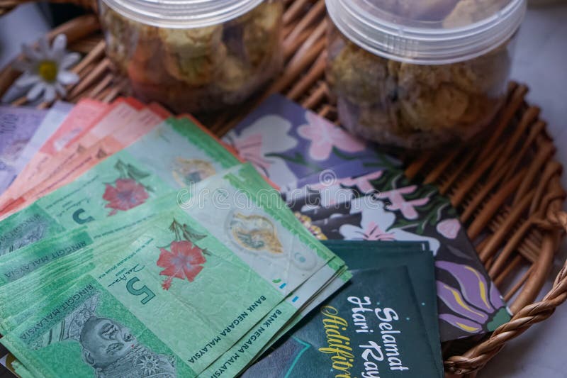 Malaysian Ringgit Money Packet Stock Photo - Image of malaysia, closeup ...