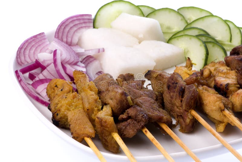 Malaysian Fish Satay stock photo. Image of malay, dish - 7001480
