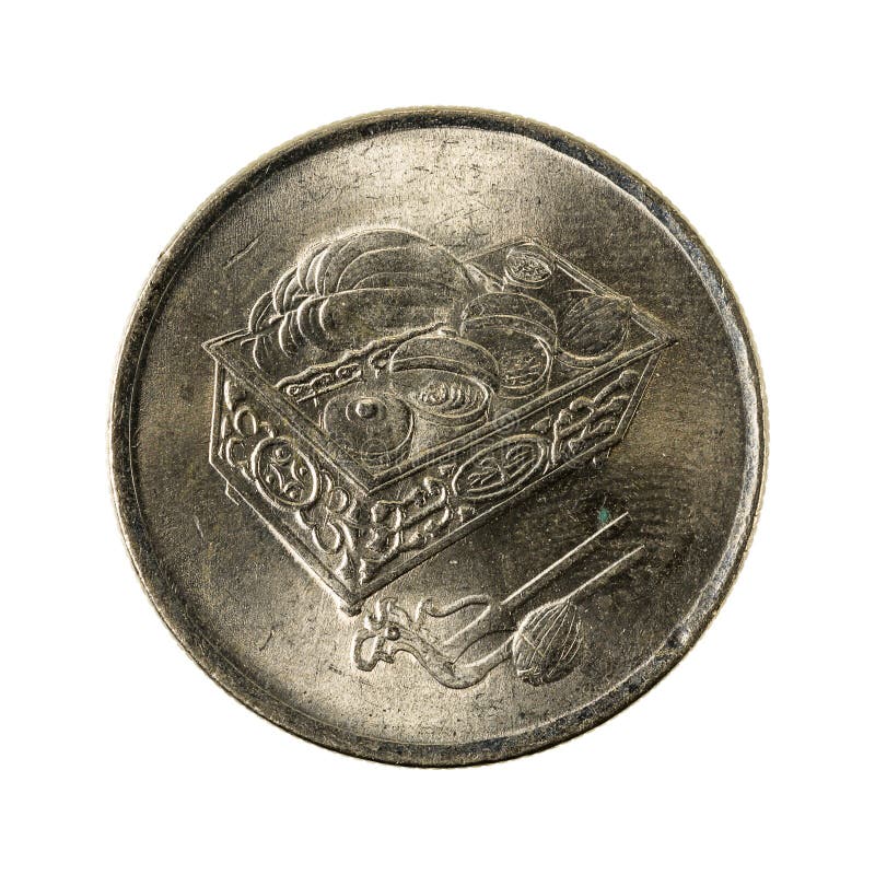 Coin Malaysia White Background 20 Sen Stock Photos - Free & Royalty ...