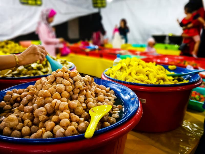 Malaysian Tidbits Sold at a Market. Editorial Stock Image - Image of ...