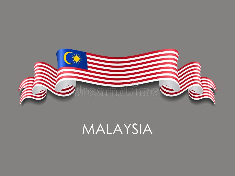 Malaysian Flag Wavy Ribbon Background. Vector Illustration. Stock ... Malaysian Flag Wavy Ribbon Background. Vector Illustration. Stock ...