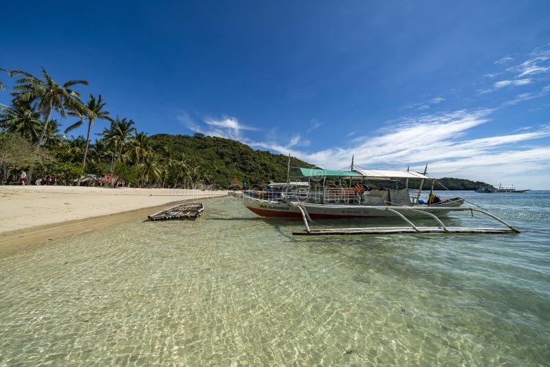 Malcapuya Island in Coron, Philippines Editorial Image - Image of ...