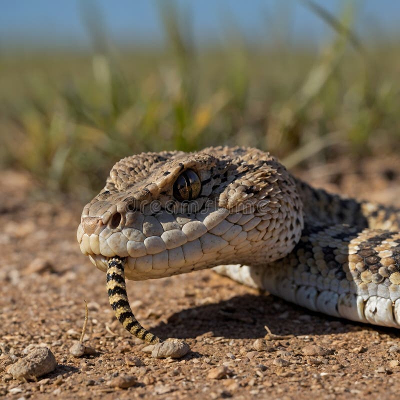 Malcolm S Pit Viper Slithering through the Underbrush with Insects and ...