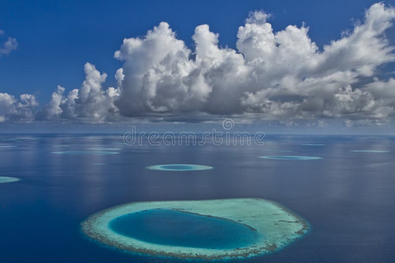 Maldives Atolls stock photo. Image of island, maldives - 22222840