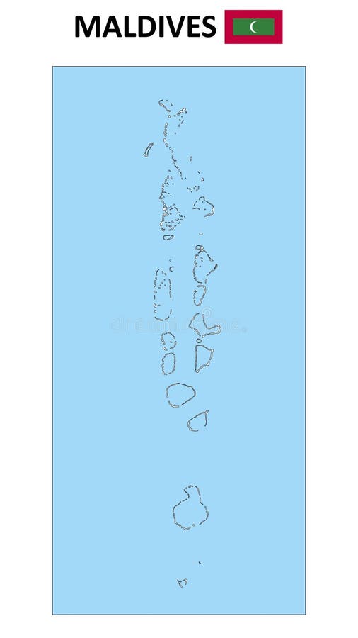 Maldives Map. State Map of Maldives. Administrative Map of Maldives ...