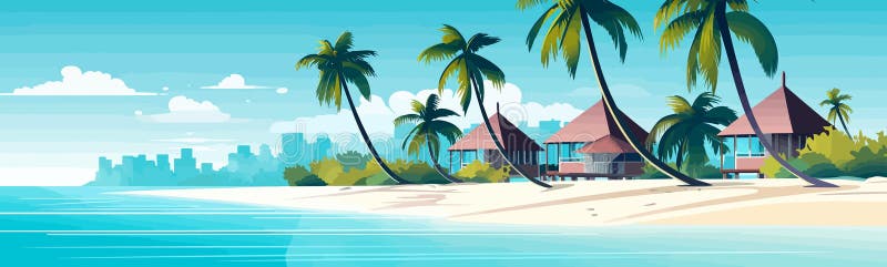 Maldives Vector Simple 3d Smooth Cut and Paste Isolated Illustration ...