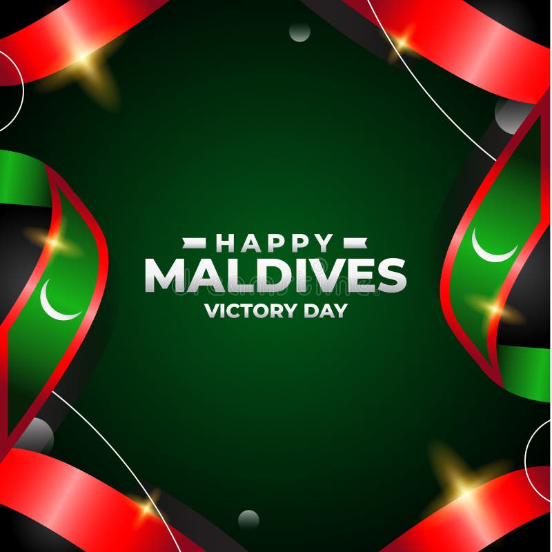 Maldives Victory Day Design Illustration Collection Stock Vector ...