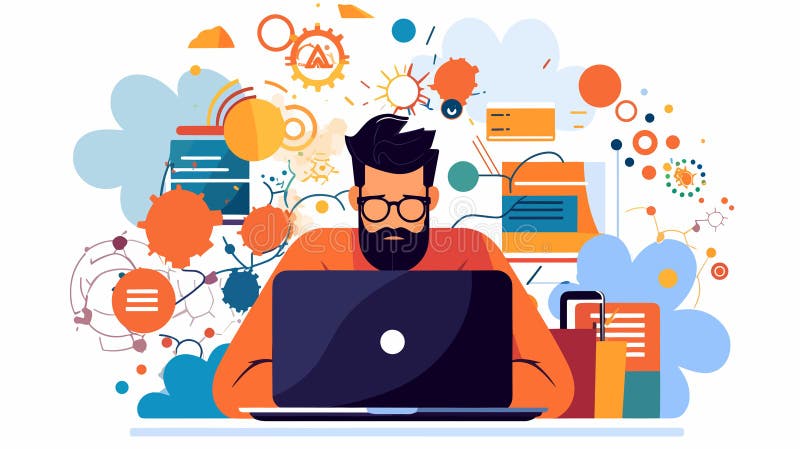 Digital Burdens Stock Illustrations – 2 Digital Burdens Stock ...