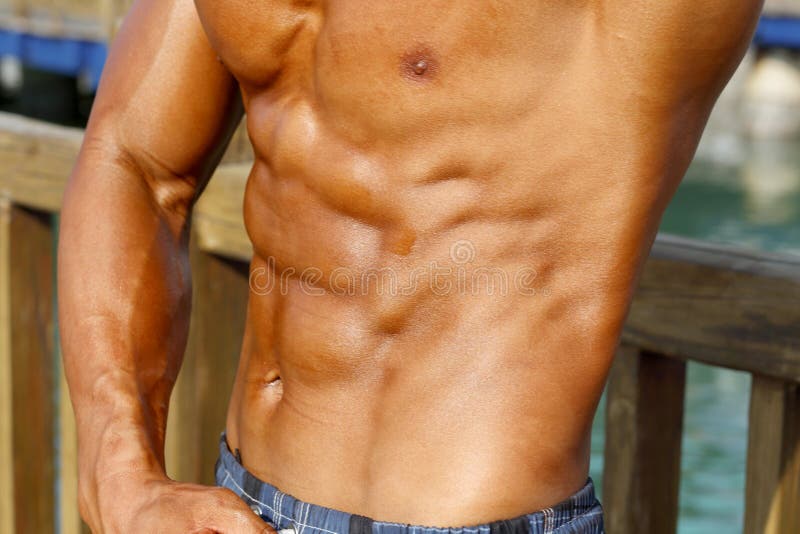 Male abdominal muscles stock image. Image of chinese - 88611307