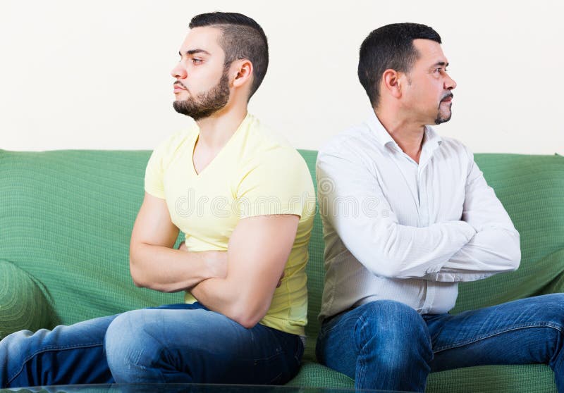 Male Adults Arguing about Something Stock Photo - Image of indoor ...