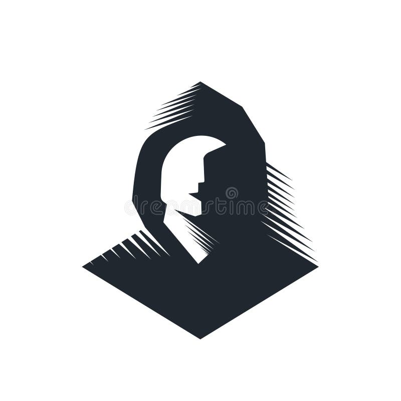Male Anonymous Avatar In A Hood Hidden User Incognito Hacker