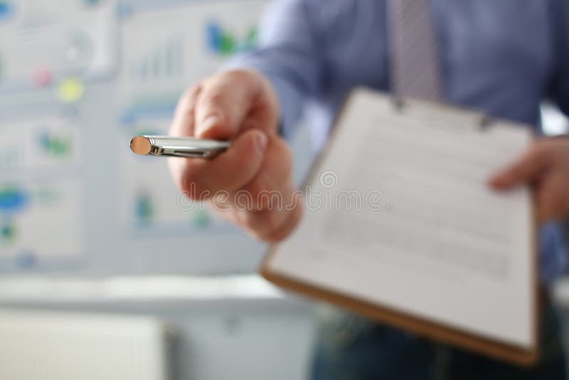 Male Arm in Suit Offer Contract Form on Clipboard Stock Image - Image ... Male Arm in Suit Offer Contract Form on Clipboard Stock Image - Image ...