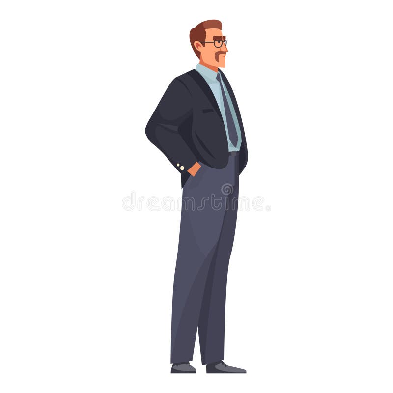 Male Attorney Justice Composition Stock Vector - Illustration of ...
