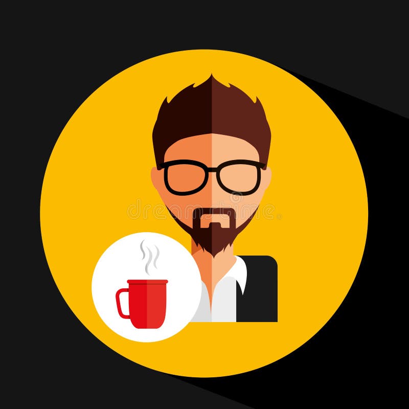 Male avatar design stock illustration. Illustration of character - 70966945