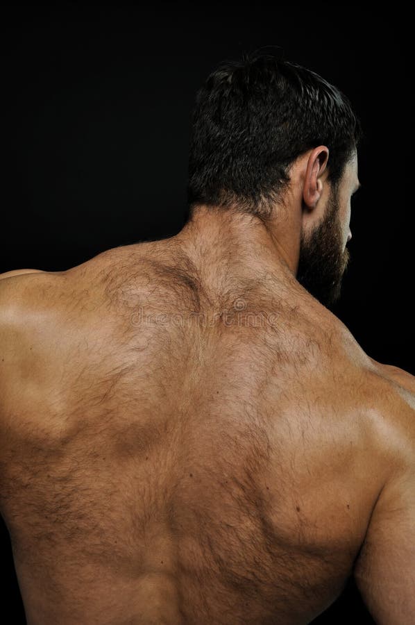 Male back stock photo. Image of handsome, model, macho - 154096244